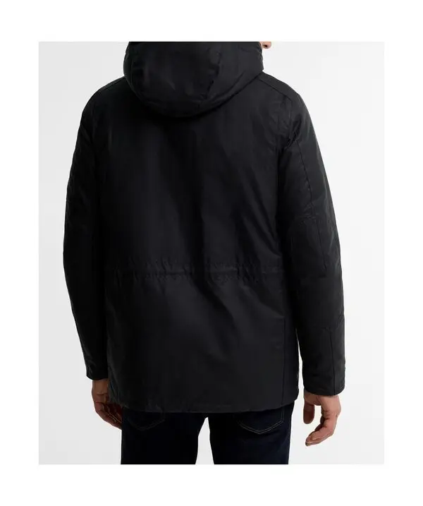 Barbour Waxed Cotton Hooded Field Jacket