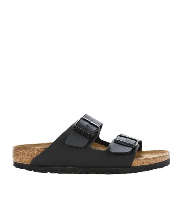 BIRKENSTOCK Two-strap Slide Sandals - Black
