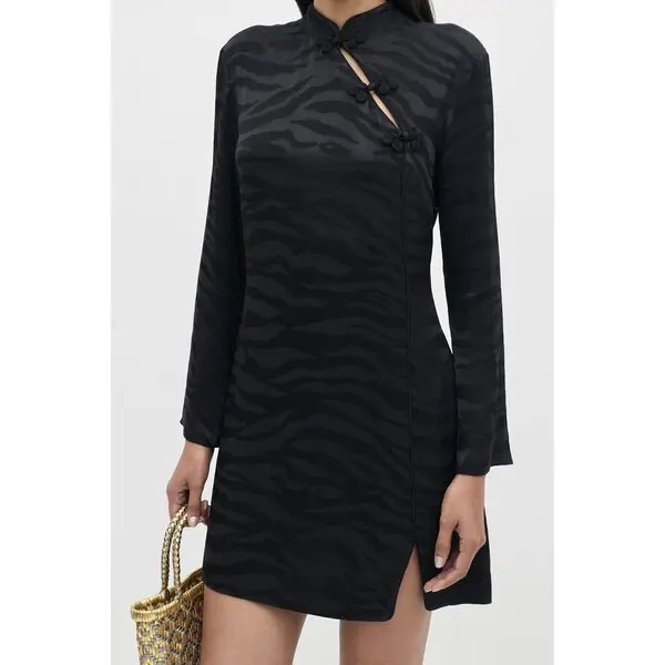 Rixo New Chinese Style Modified Cheongsam Mini Dress