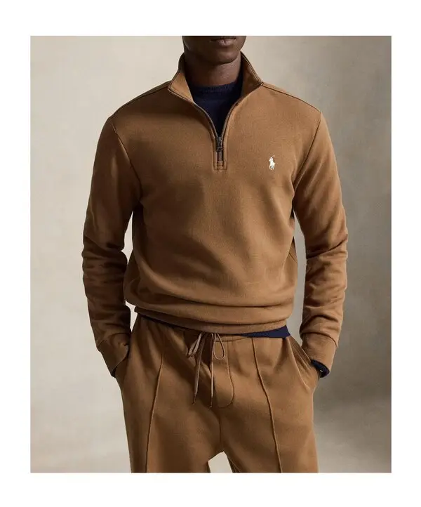 Polo Ralph Lauren Tech 1/4 Zip Fleece - Brown