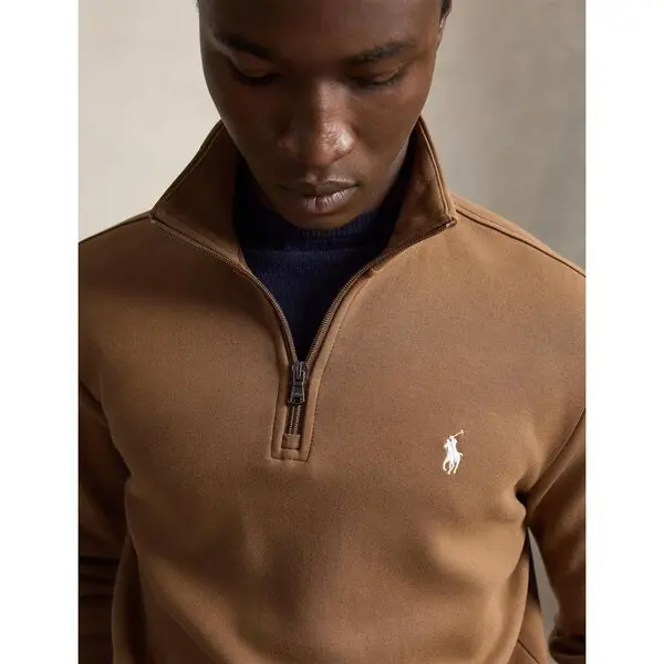 Polo Ralph Lauren Tech 1/4 Zip Fleece - Brown