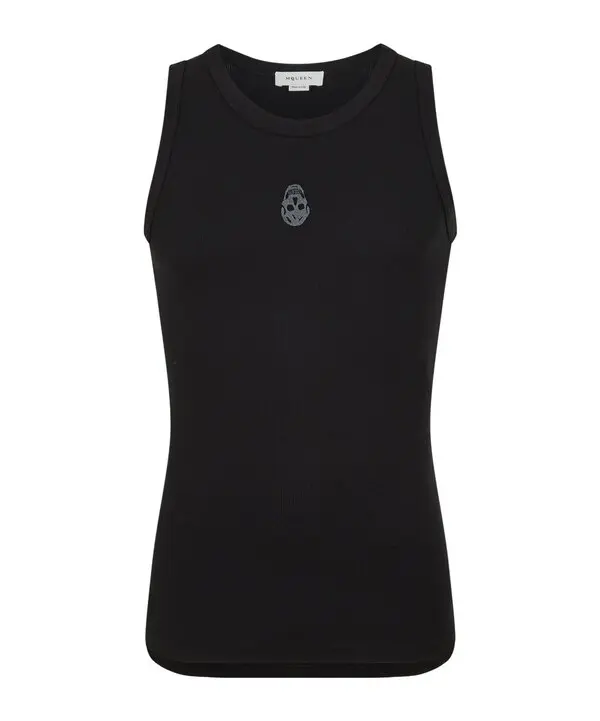 Alexander McQueen Fitted Ribbed Tank Top