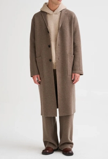 ROBERTO COLLINA Oversized Brushed Hooded Sweater