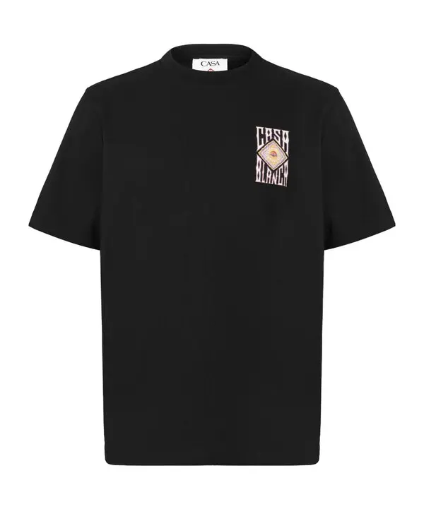 Casablanca Crew Neck Short Sleeve T Shirt