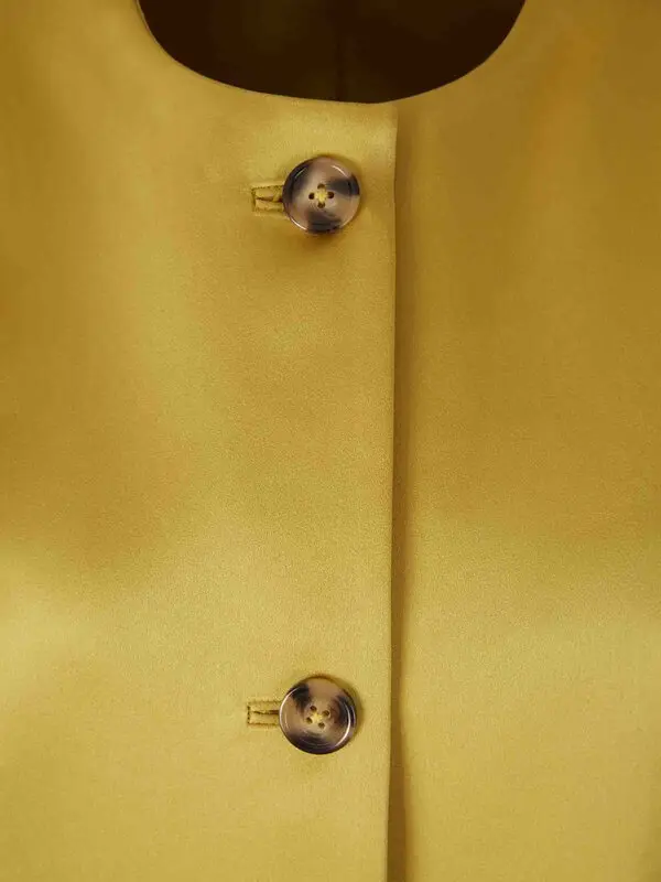 Staud Liz Buttoned Coat - Ginger
