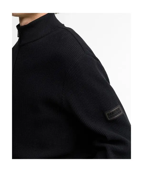 Barbour Quarter-zip Stand Collar Sweatshirt