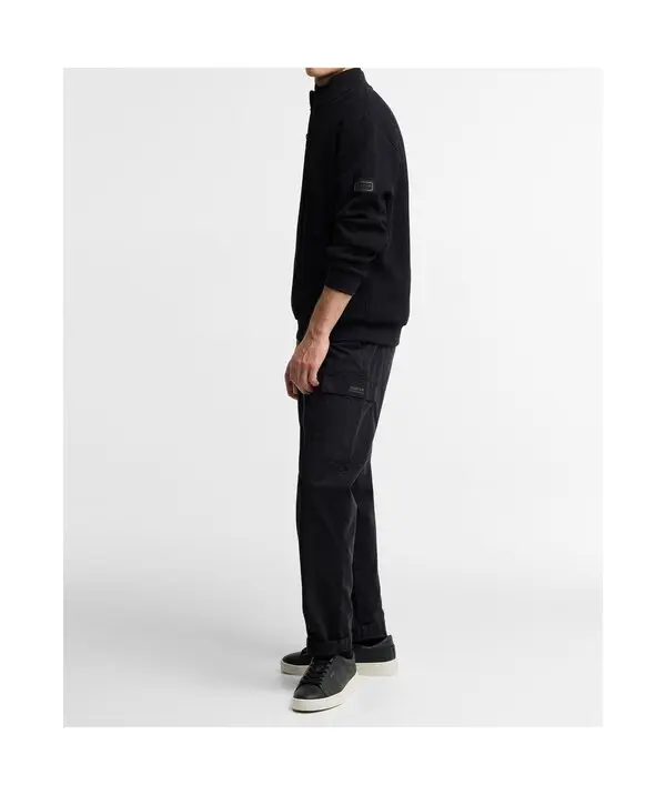 Barbour Quarter-zip Stand Collar Sweatshirt