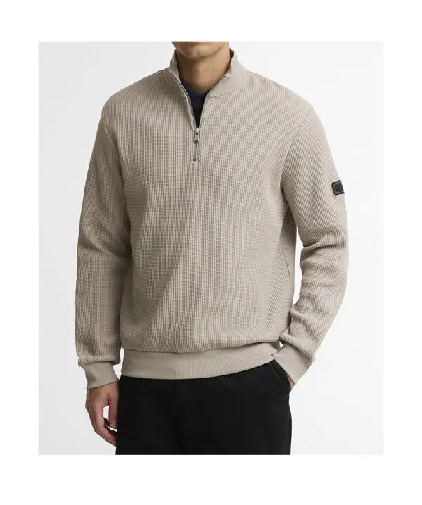 Barbour Quarter-zip Stand Collar Sweatshirt
