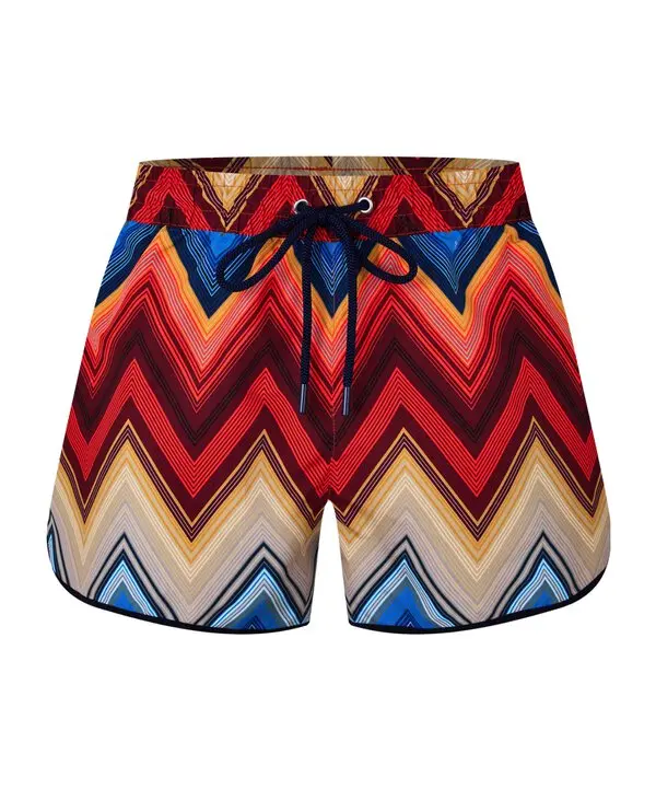 Missoni Zigzag Print Beach Swim Shorts