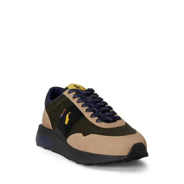 Polo Ralph Lauren Suede And Mesh Sneaker