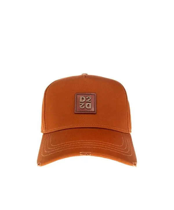 Dsquared2 Logo-patch Distressed Baseball Cap