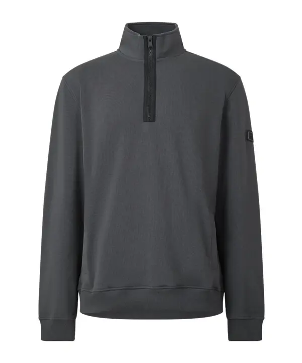 Barbour Quarter-zip Stand Collar Sweatshirt