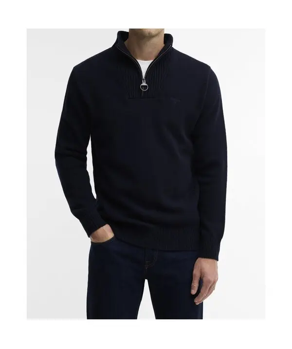 Barbour Half-zip Mock Neck Knit Sweater