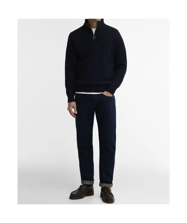 Barbour Half-zip Mock Neck Knit Sweater