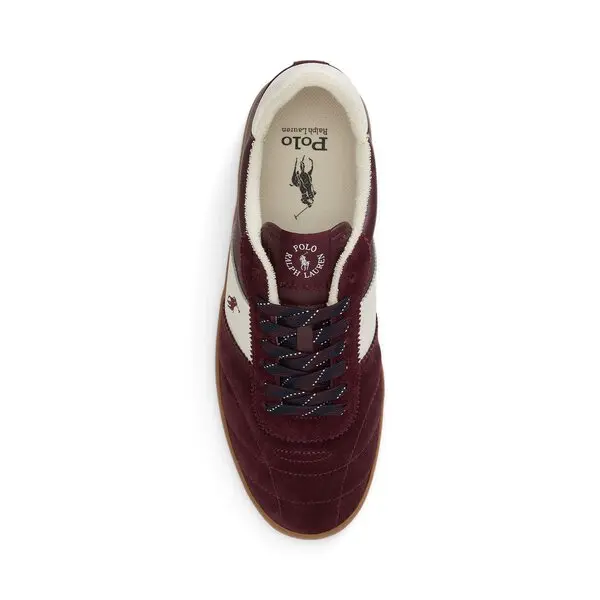 Polo Ralph Lauren Urgundy Suede Sneaker