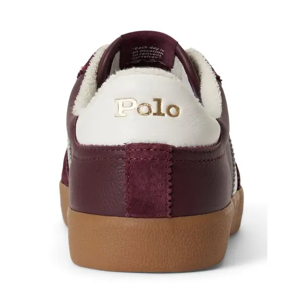 Polo Ralph Lauren Urgundy Suede Sneaker