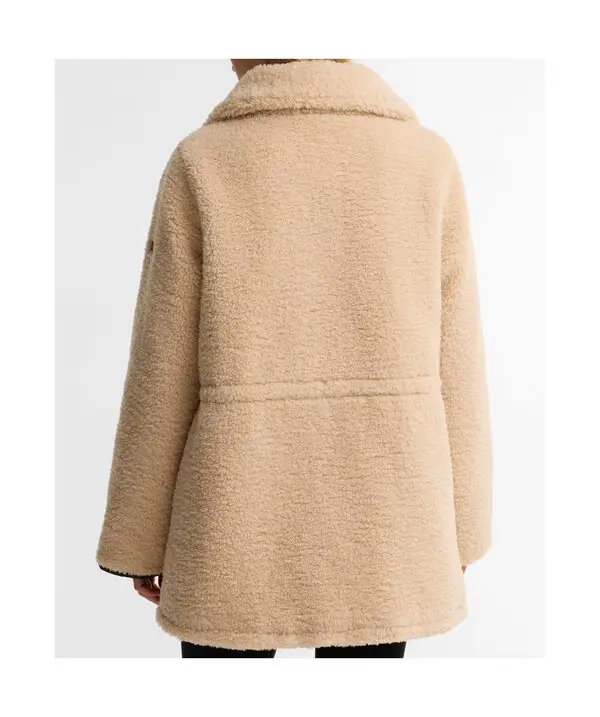 Barbour Cream Teddy Fleece Coat
