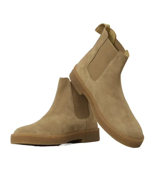 COMMON PROJECTS Suede Chelsea Boots