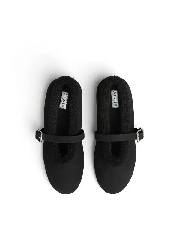 Alaïa Buckle-detail Ballet Flats - No