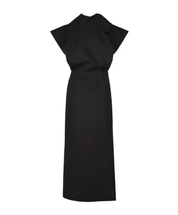 Issey Miyake Calligraph Dress - Black