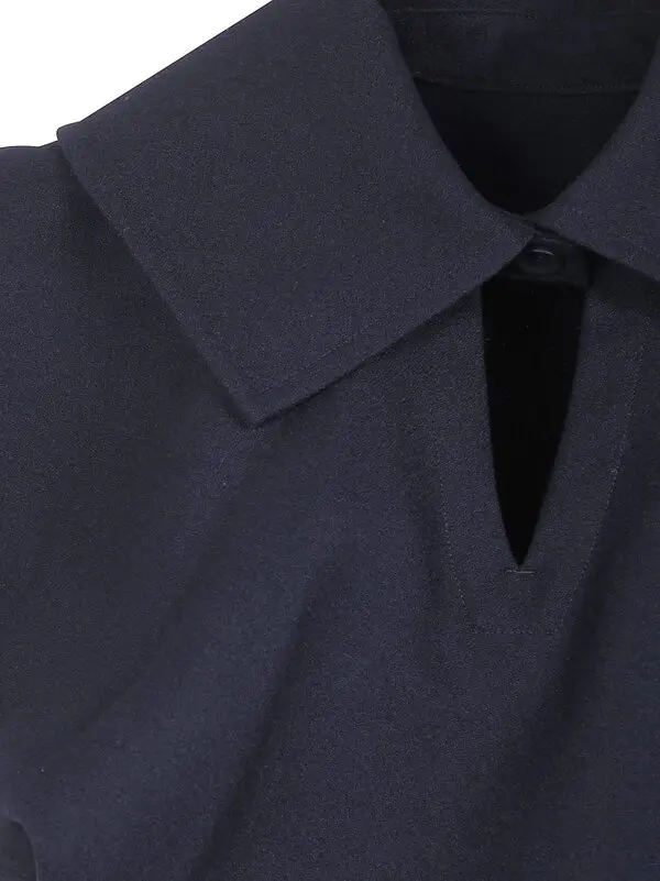 Issey Miyake Asymmetric Midi Dress - Black