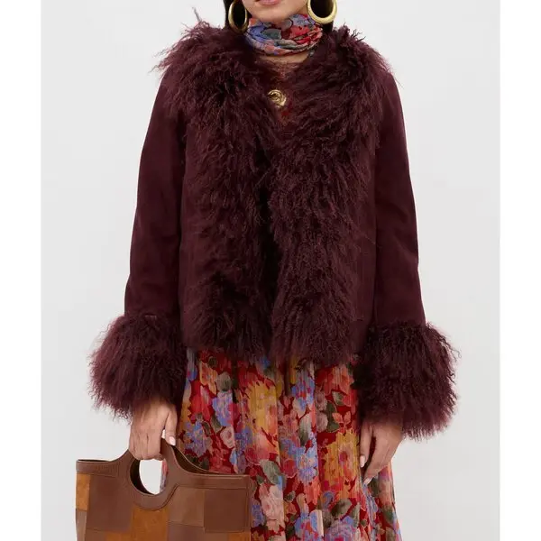 Rixo Sammy Shearling Jacket - No