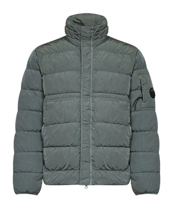 C.P. COMPANY Long-sleeved Quilted Cotton Coat