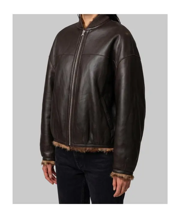 ARMA Reversible Animal Print Bomber