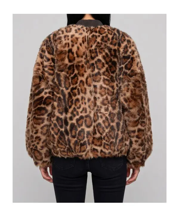 ARMA Reversible Animal Print Bomber