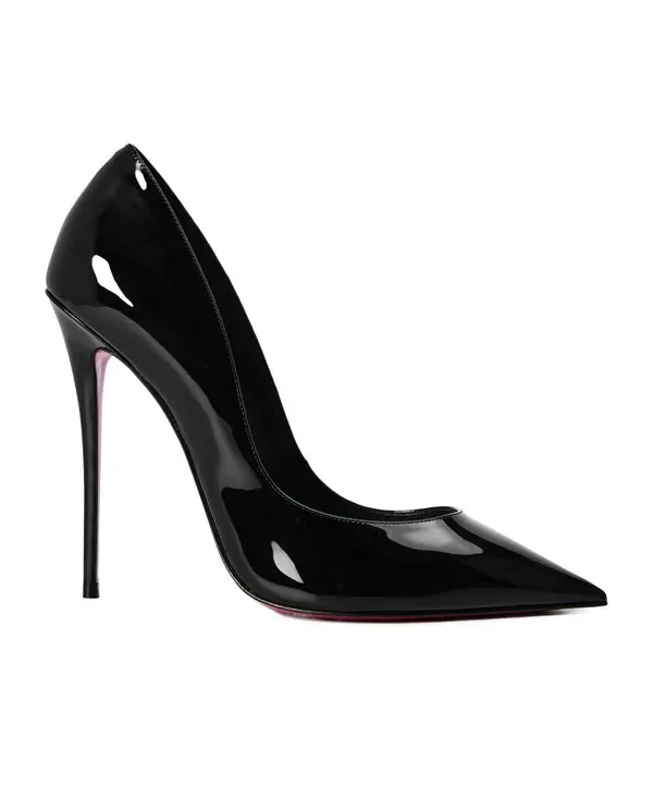 CHRISTIAN LOUBOUTIN Pointed Toe Patent Leather Stiletto Pumps