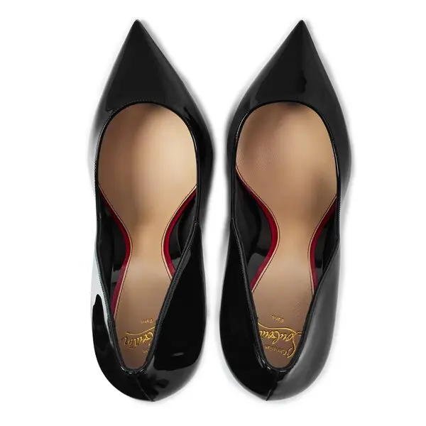 CHRISTIAN LOUBOUTIN Pointed Toe Patent Leather Stiletto Pumps