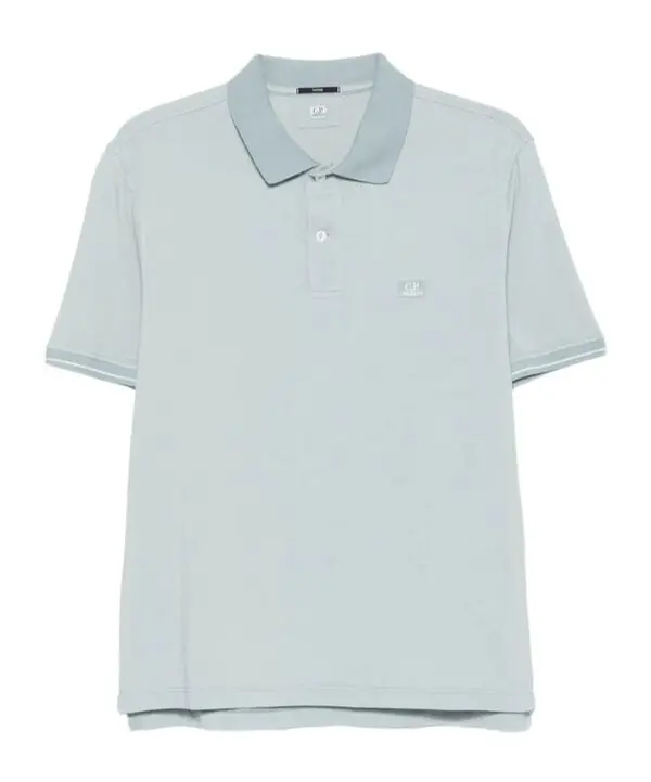 C.P. COMPANY Logo Piqué Polo Shirt