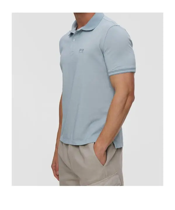 C.P. COMPANY Logo Piqué Polo Shirt