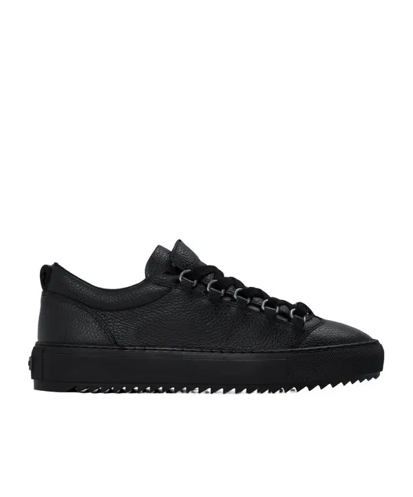 REPRESENT Grained Leather Thick Sole Low-top Sneakers