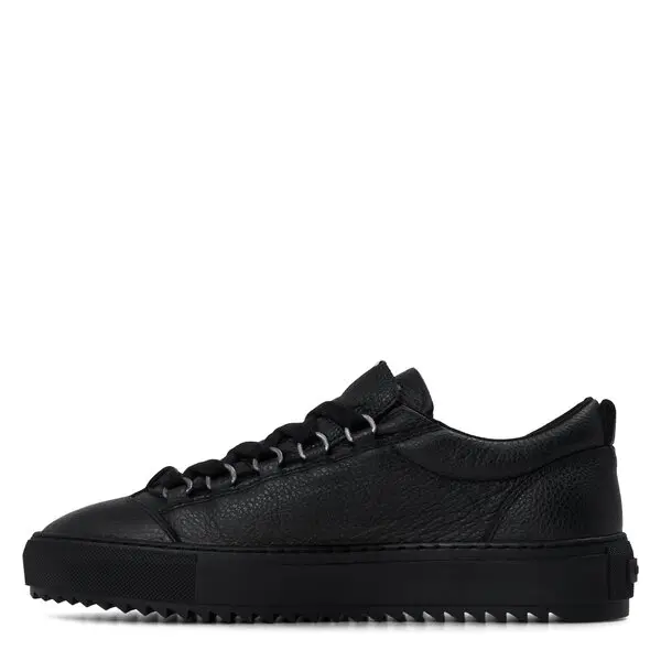 REPRESENT Grained Leather Thick Sole Low-top Sneakers