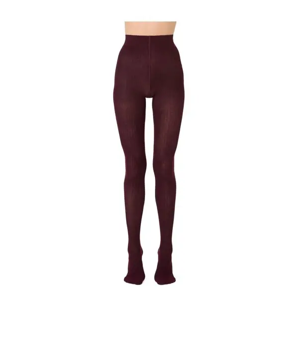 Max Mara Ribbed Cotton Tights