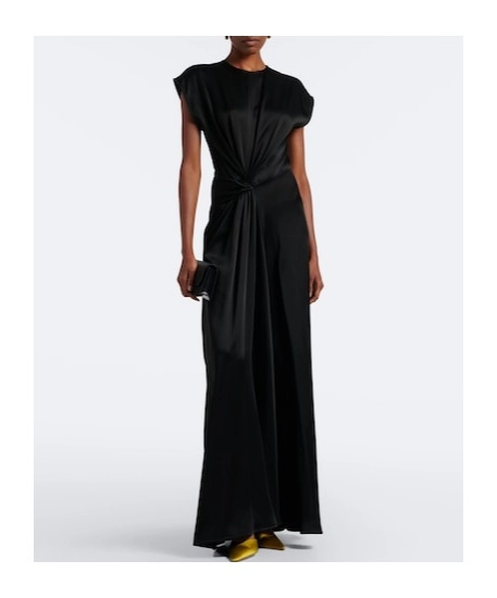 Victoria Beckham Draped Satin Gown