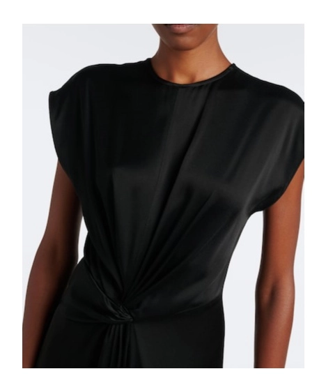 Victoria Beckham Draped Satin Gown