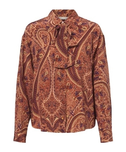 Ulla Johnson Tie-neck Silk Crêpe De Chine Blouse - No