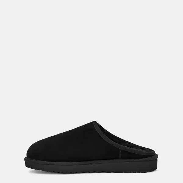UGG Suede Mule Warm Slippers - Black