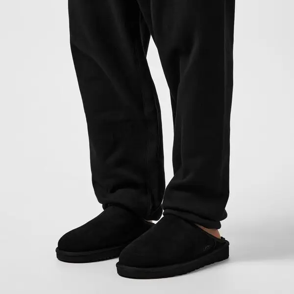 UGG Suede Mule Warm Slippers - Black