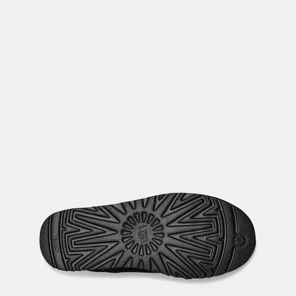 UGG Suede Mule Warm Slippers - Black