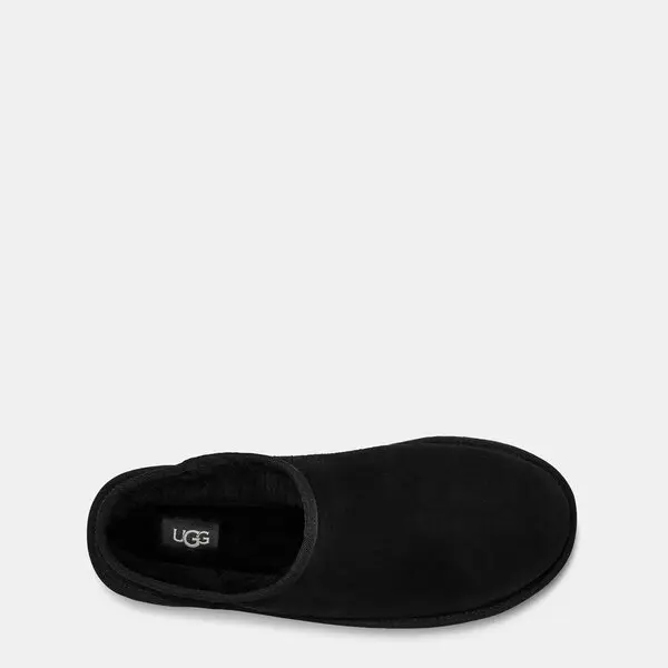 UGG Suede Mule Warm Slippers - Black