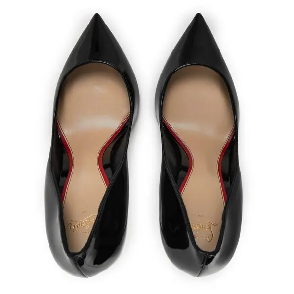 CHRISTIAN LOUBOUTIN Pointed Toe Patent Leather Stiletto Pumps
