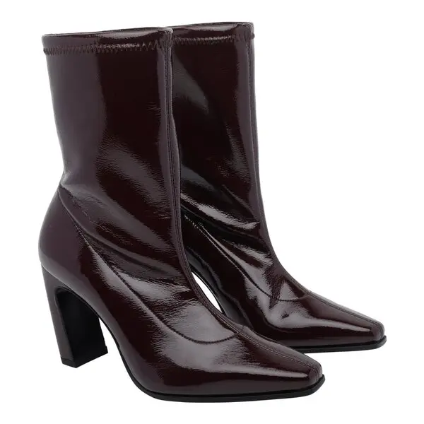 STUART WEITZMAN Square-toe High-heeled Ankle Boots - No