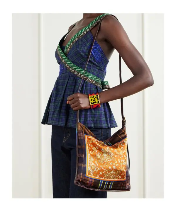 Dries Van Noten Printed Shoulder Bag