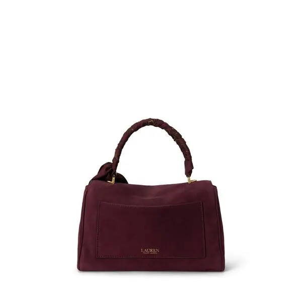 Ralph Lauren Farrah Small Leather Satchel