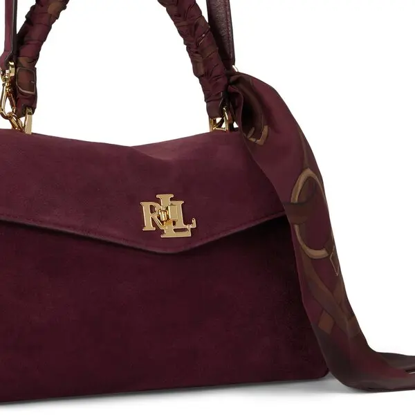 Ralph Lauren Farrah Small Leather Satchel