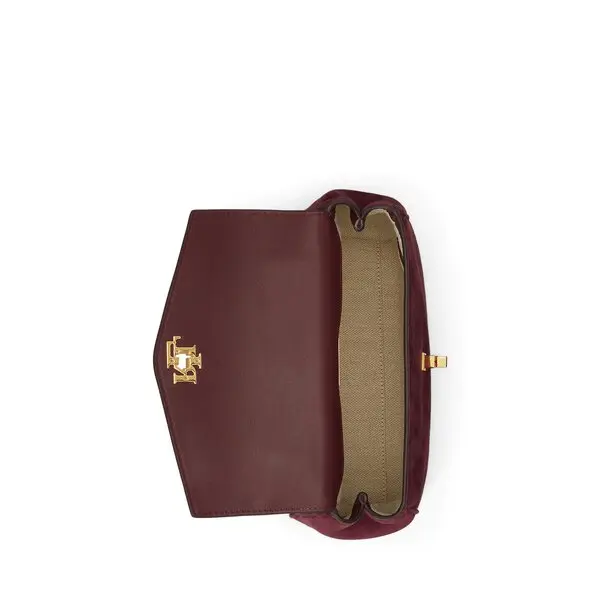 Ralph Lauren Farrah Small Leather Satchel
