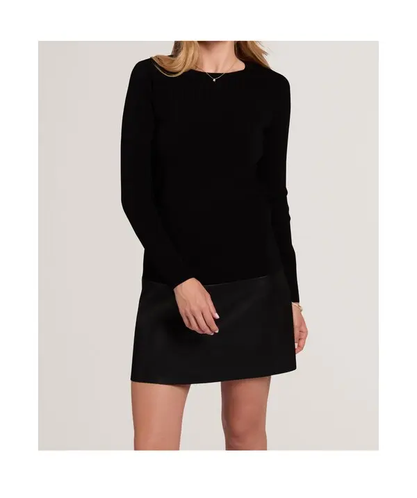 Victoria Beckham Long Sleeve Spliced Dress